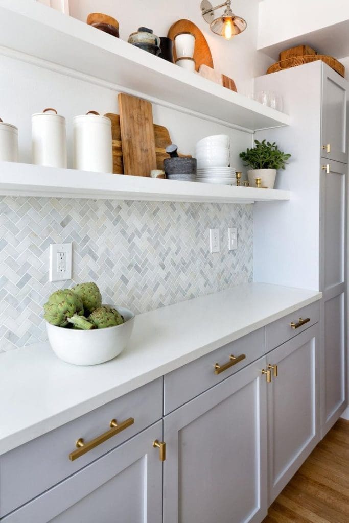 24 Open Kitchen Shelf Decor Ideas (Plus Styling Tips)