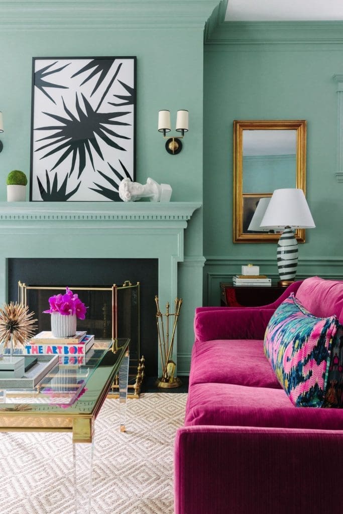 50 Modern Two Colour Combination For Living Rooms