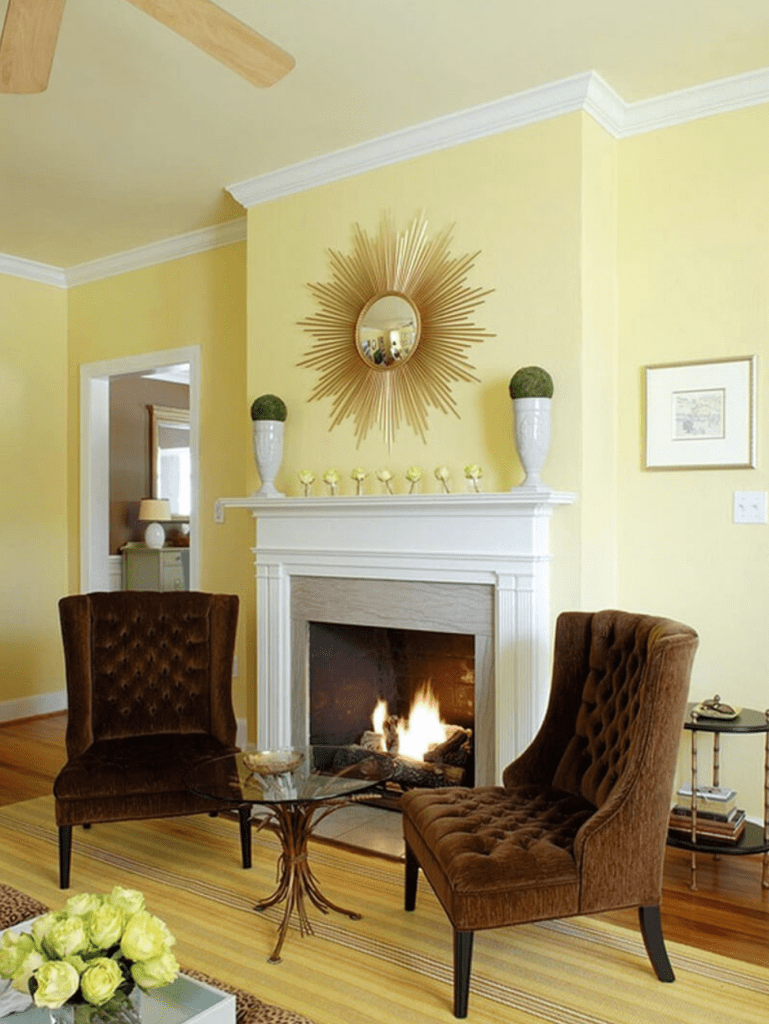 25 Lemon Yellow Colour Wall Paint Ideas