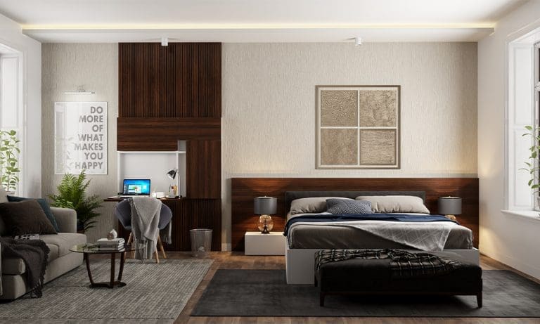 15 Bedroom Design With Study Table Ideas