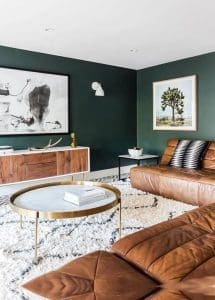 50 Modern Two Colour Combination For Living Rooms