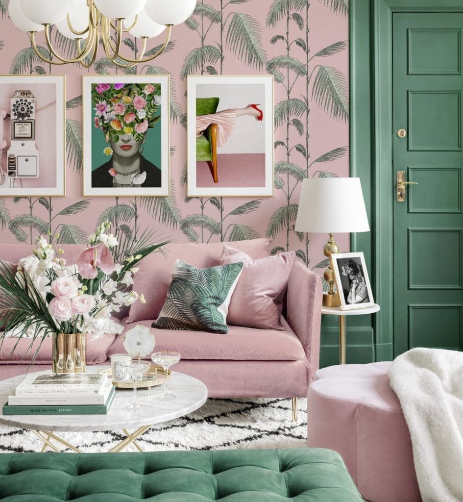 50 Modern Two Colour Combination For Living Rooms