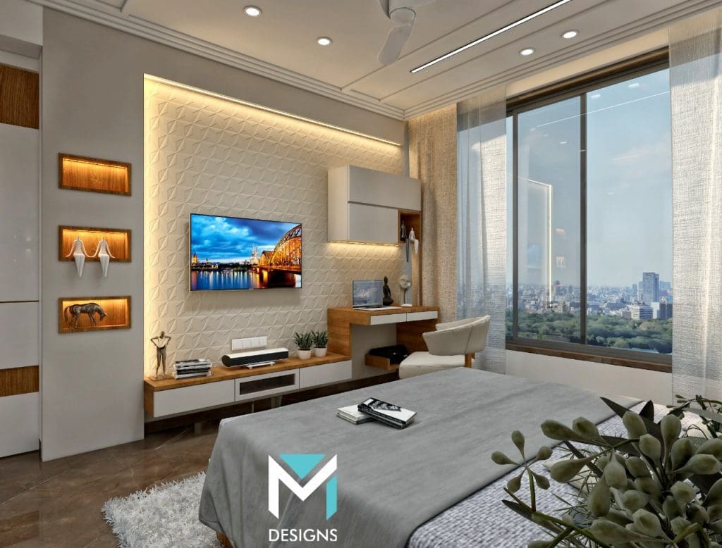 42 Simple POP Design For TV Wall