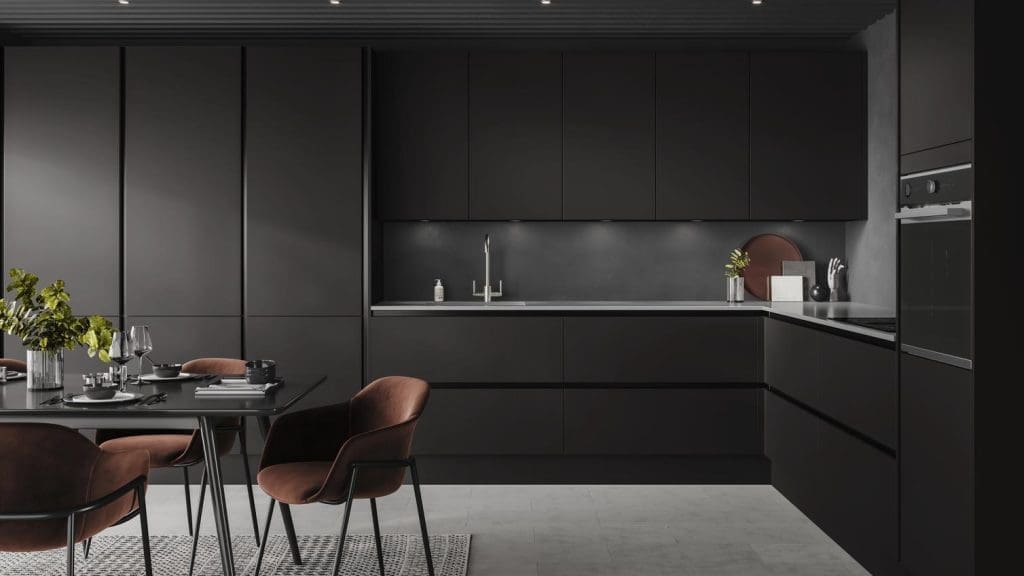 40 Modern Black Kitchen Ideas You'll Love