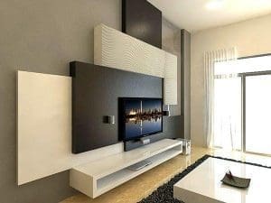 42 Simple POP Design For TV Wall