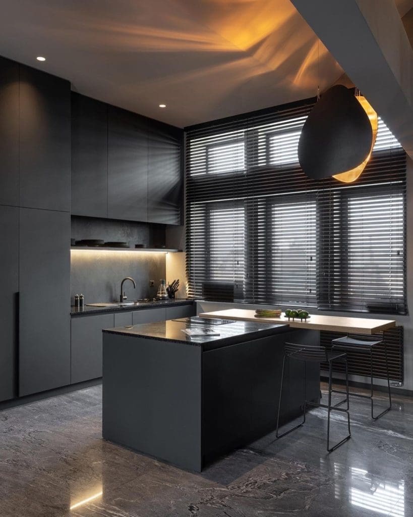 40 Modern Black Kitchen Ideas