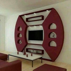 42 Simple POP Design For TV Wall