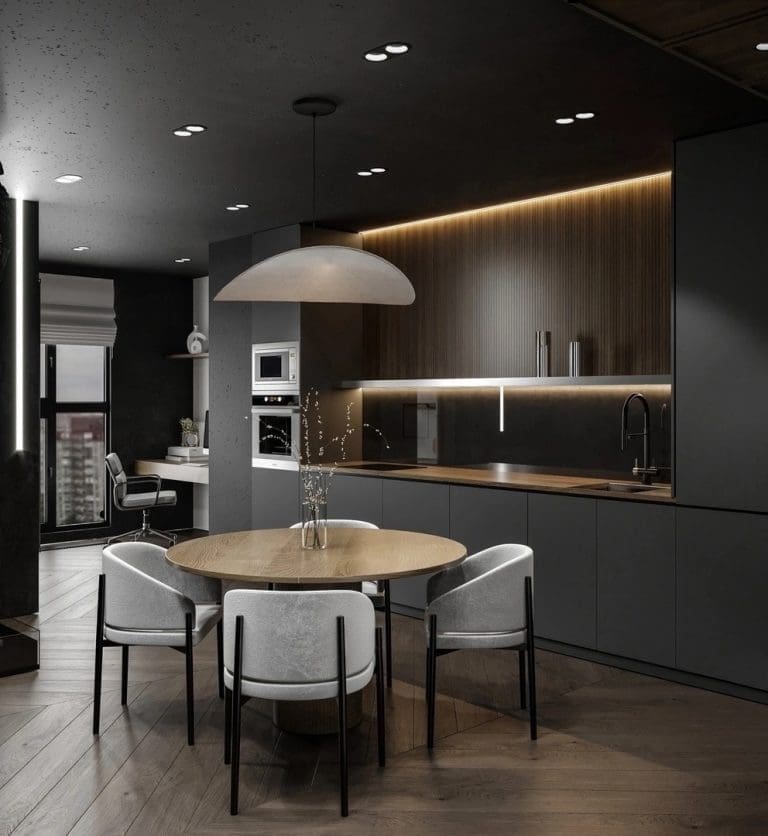 40 Modern Black Kitchen Ideas You'll Love