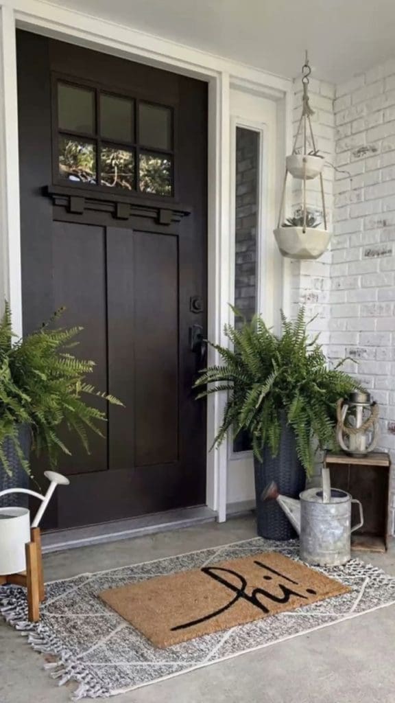 45 Modern Black Front Door Ideas (With Photos)