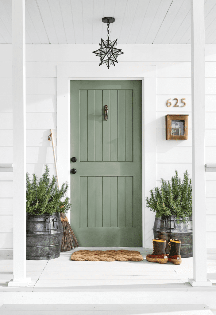 24 Green Front Door Paint Color Ideas
