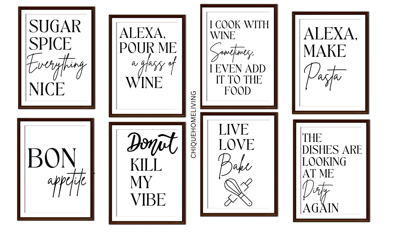 120 Kitchen Quotes (Plus Free Printables)