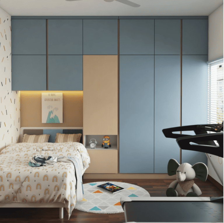20 Modern Two Colour Combination Of Wardrobe Designs
