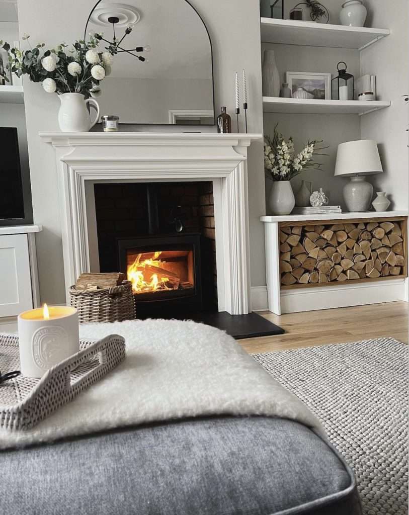 20 Marvelous Living Rooms With Log Burners