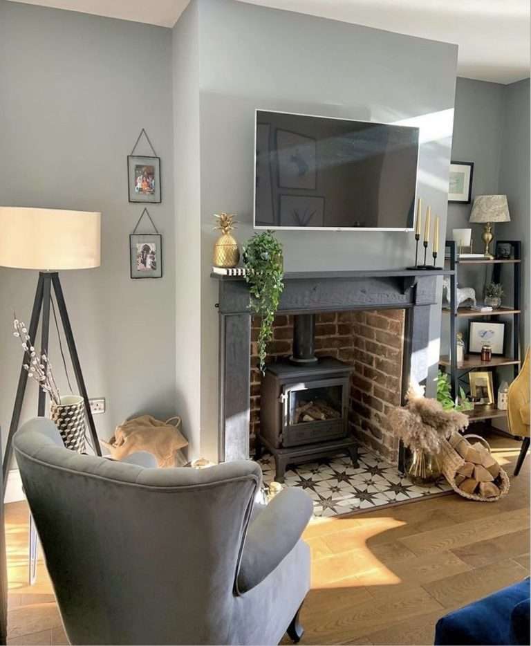 20 Marvelous Living Rooms With Log Burners