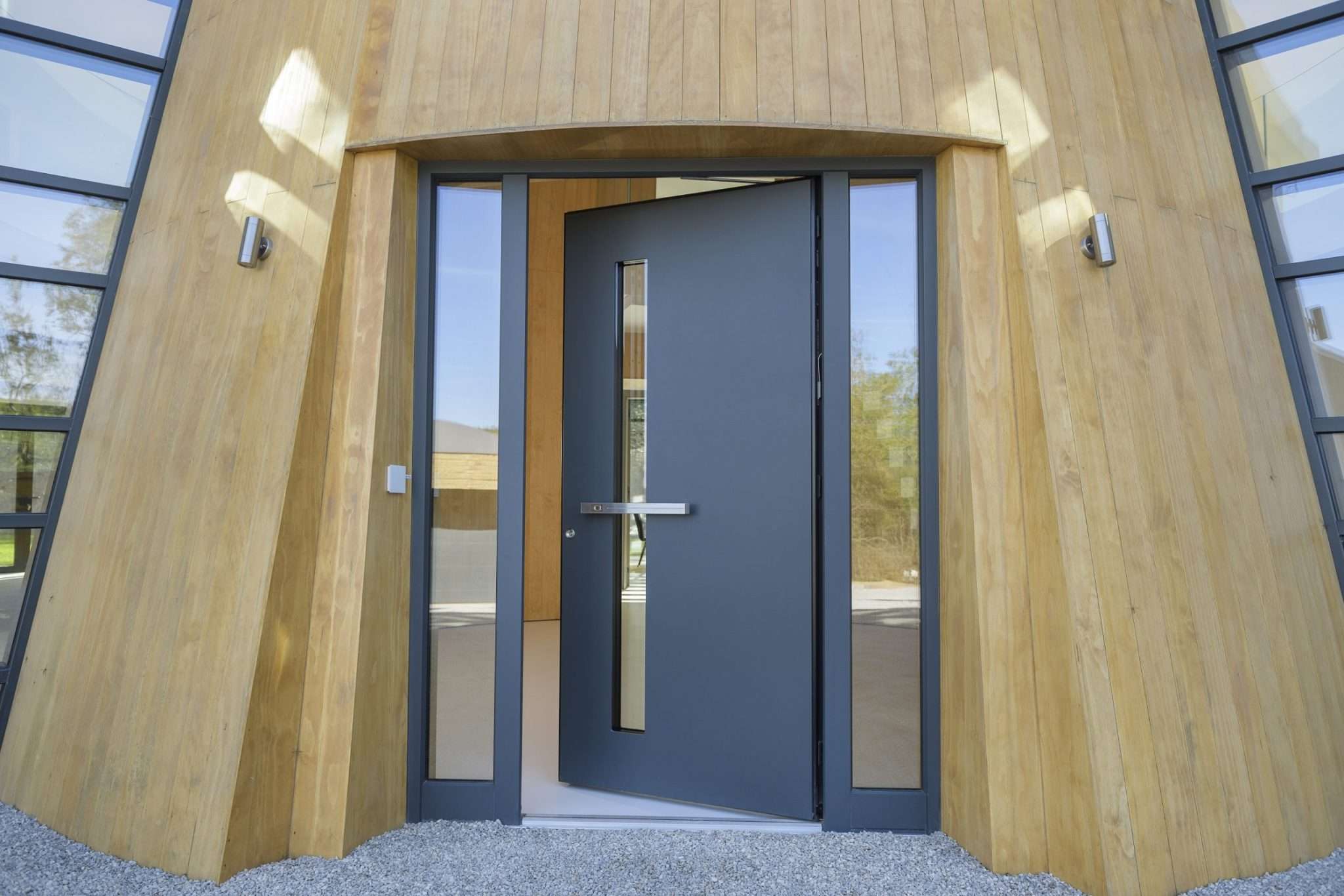 20 Modern Grey Front Door Ideas To Elevate Your Property