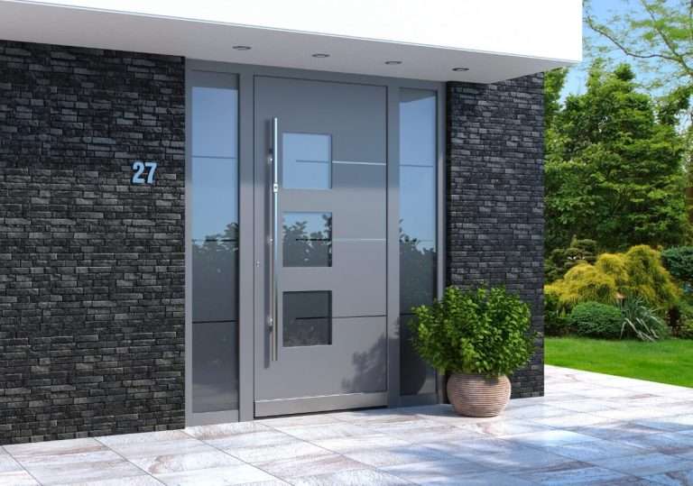 20 Modern Grey Front Door Ideas To Elevate Your Property