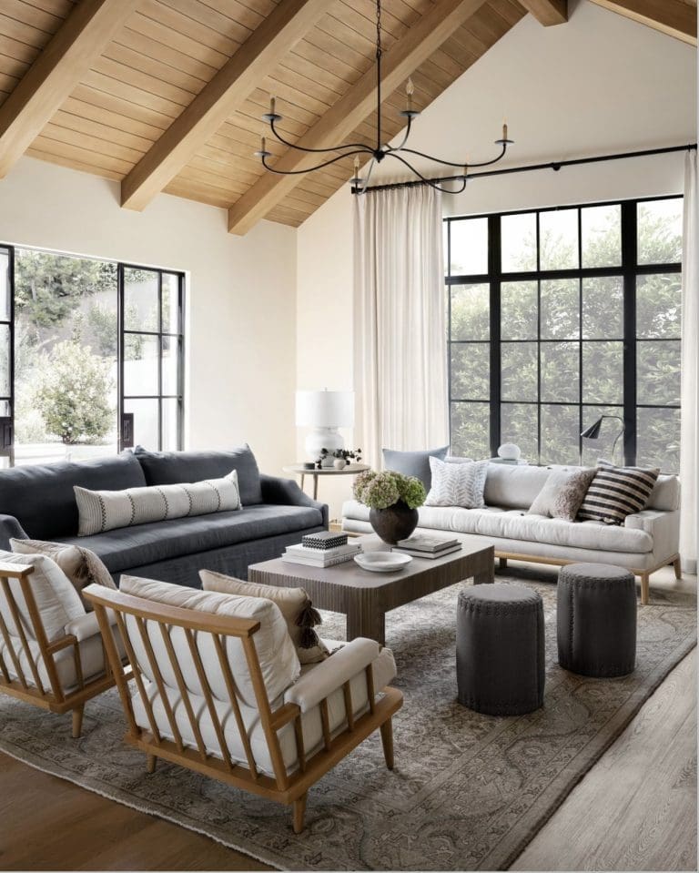 34 Elegant Studio McGee Living Room Design Ideas