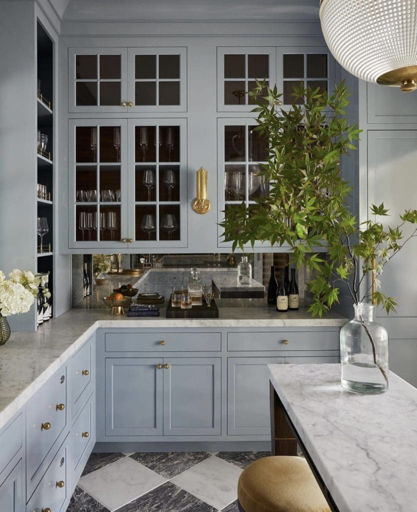 24 Beautiful Blue Kitchen Design Ideas