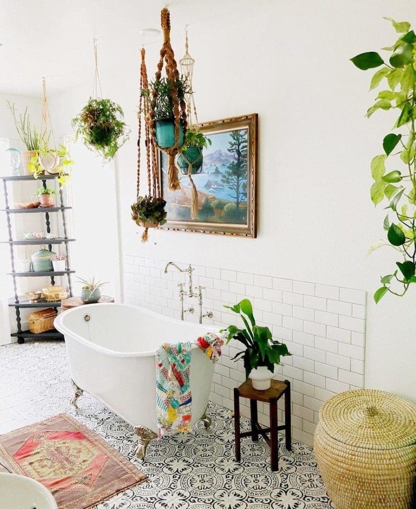 24 Stunning Boho Bathroom Ideas to Inspire You