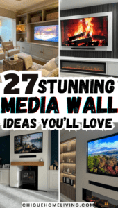 27 Modern Media Wall Ideas to Elevate Your Space