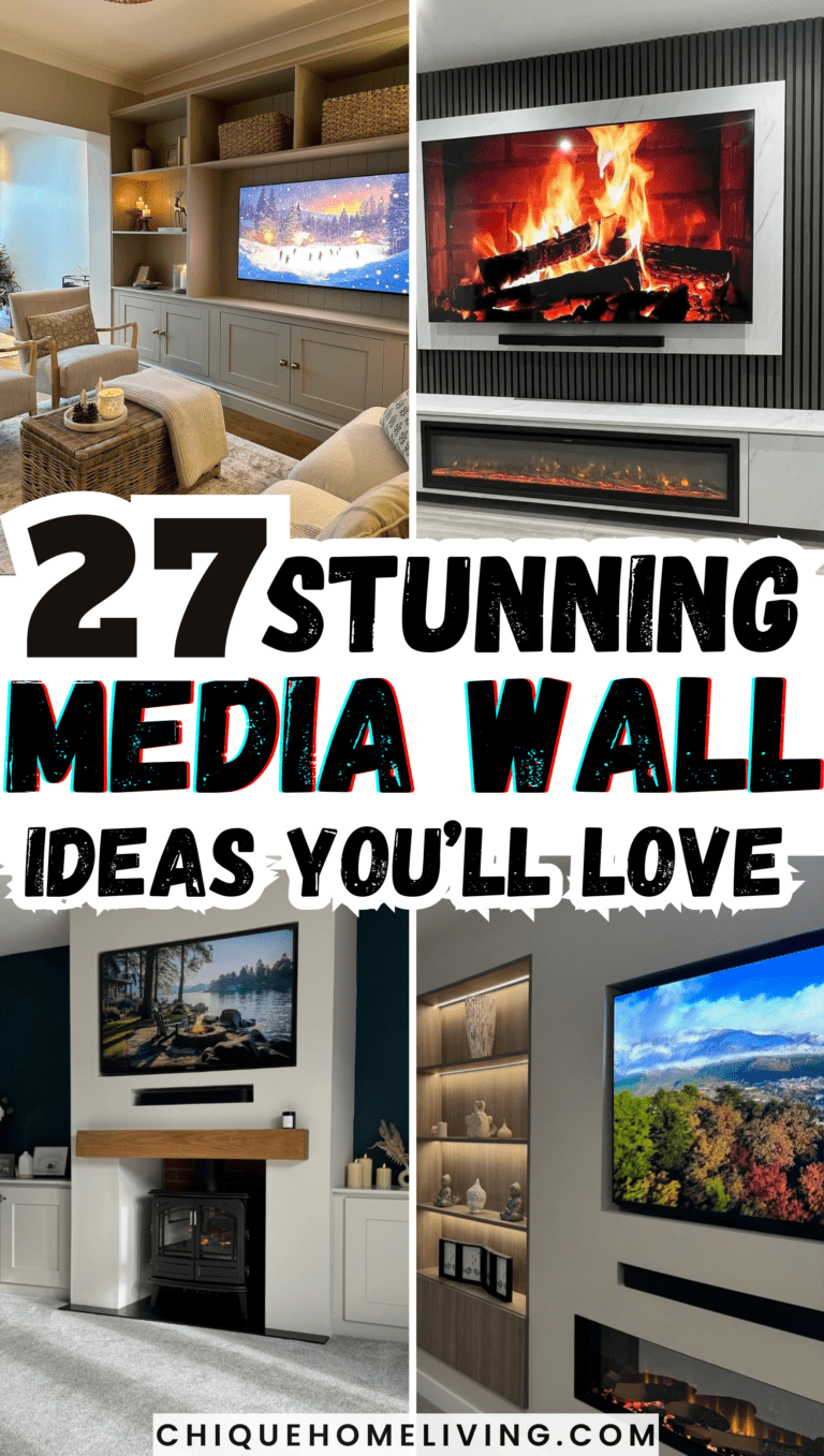 27 Modern Media Wall Ideas to Elevate Your Space