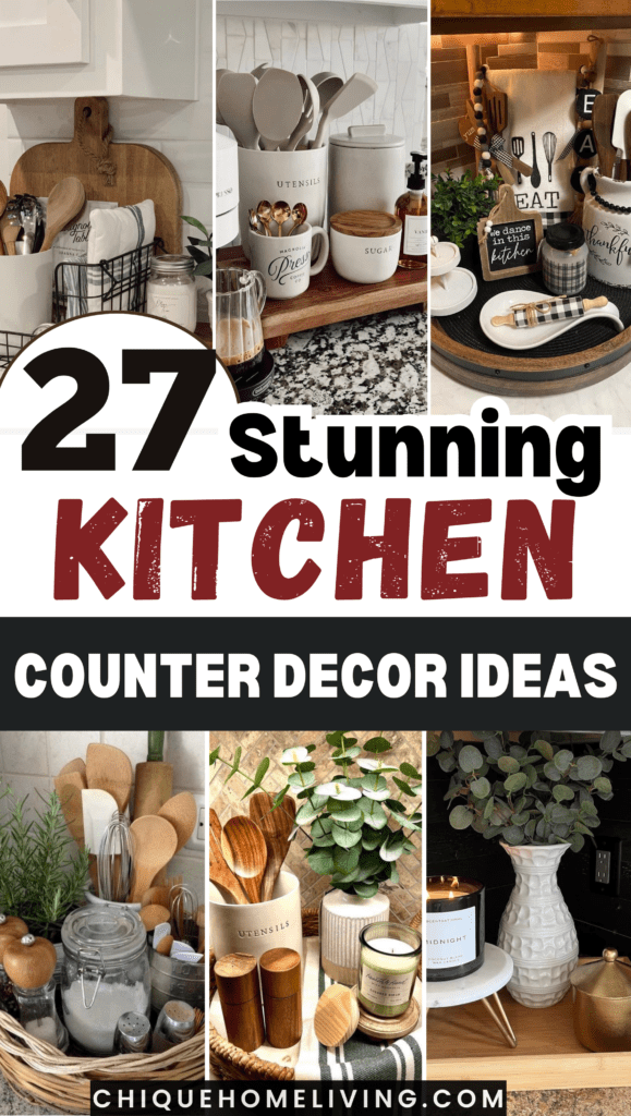 27 Best Kitchen Counter Decor Ideas to Transform Your Space