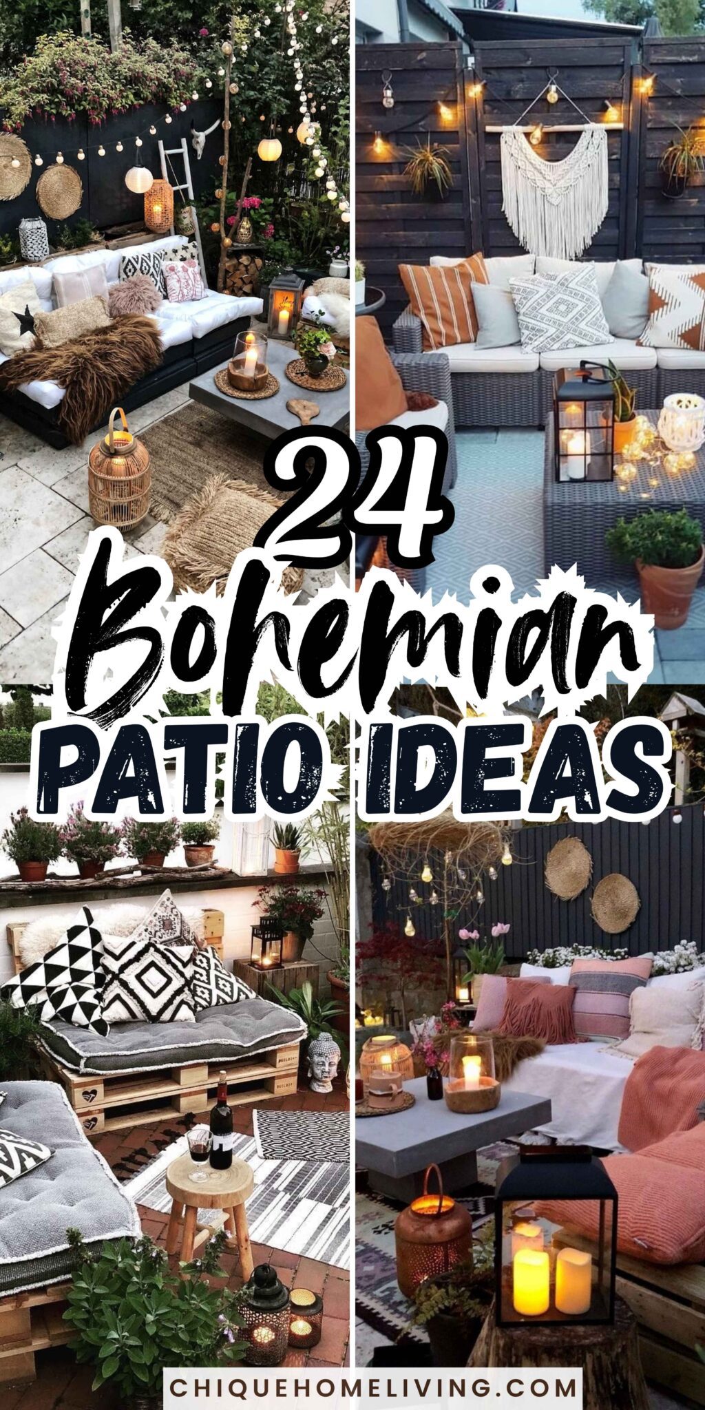 24 Stunning Bohemian Backyard Ideas