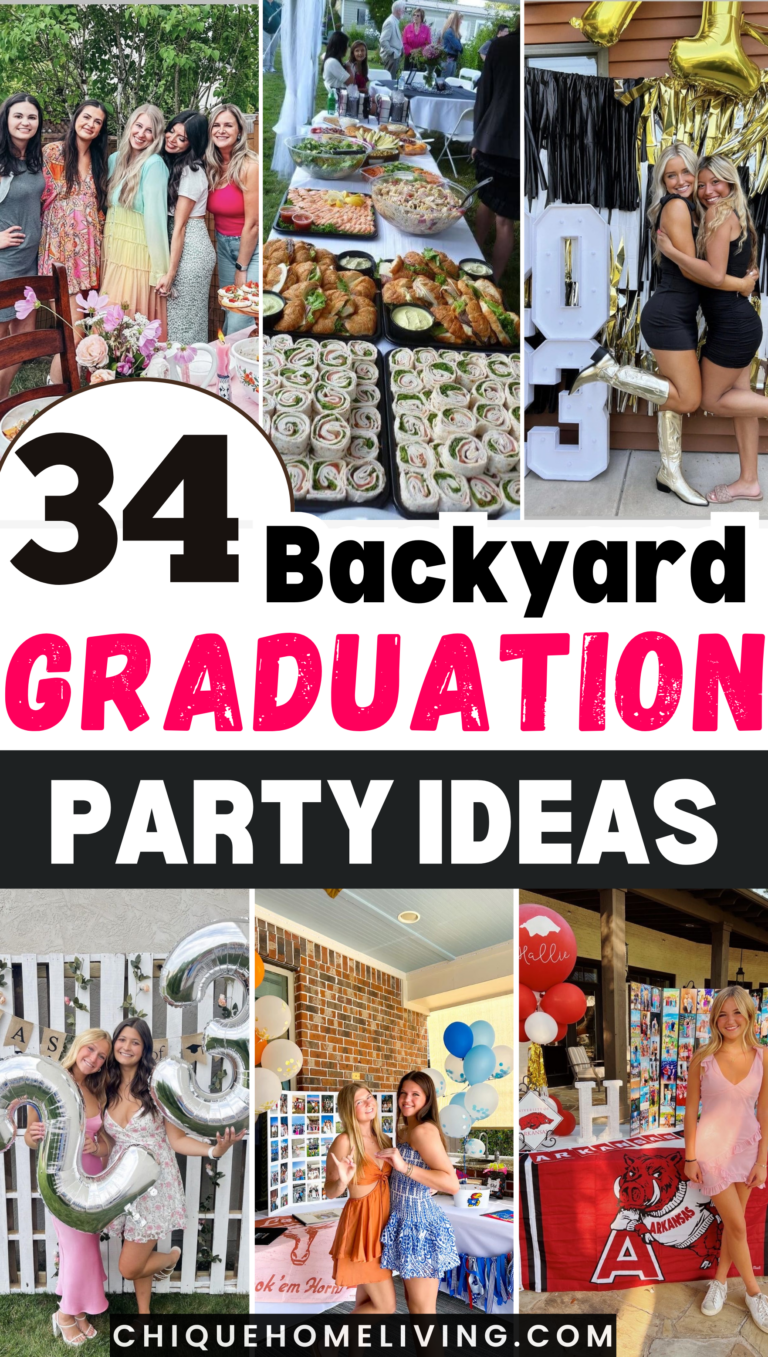 34 Best Backyard Graduation Party Ideas