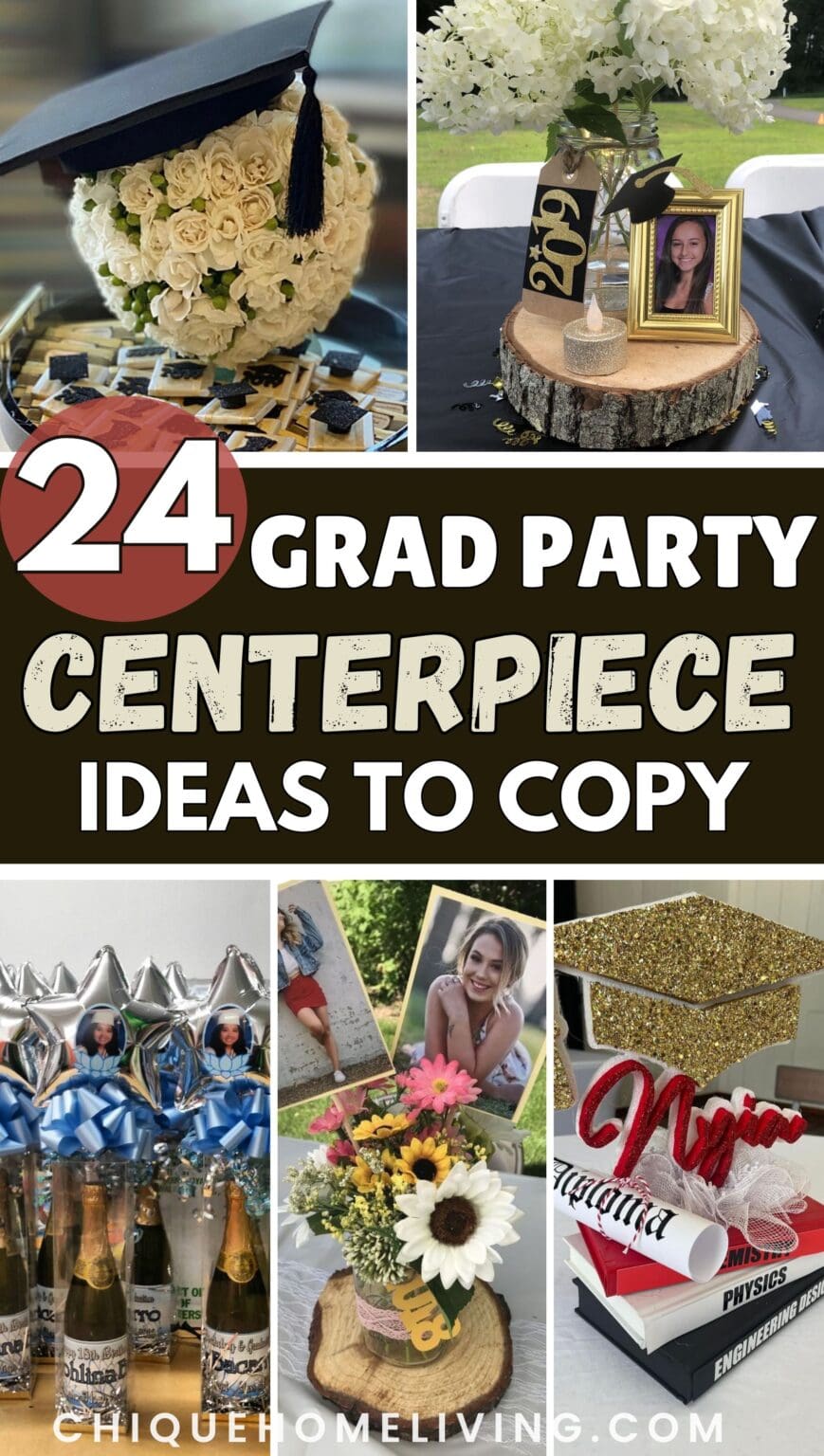 27 Best Graduation Party Centerpieces to Make a Statement
