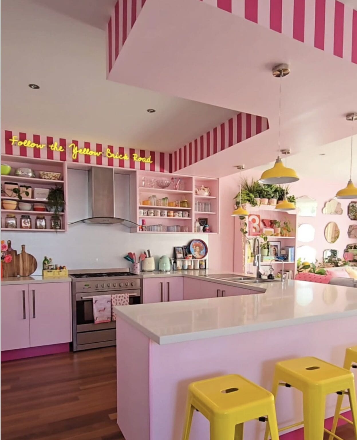 35 Stunning Pink Kitchen Design Ideas to Inspire You
