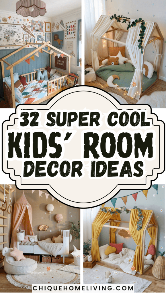 32 Creative and Functional Kids' Room Decor Ideas