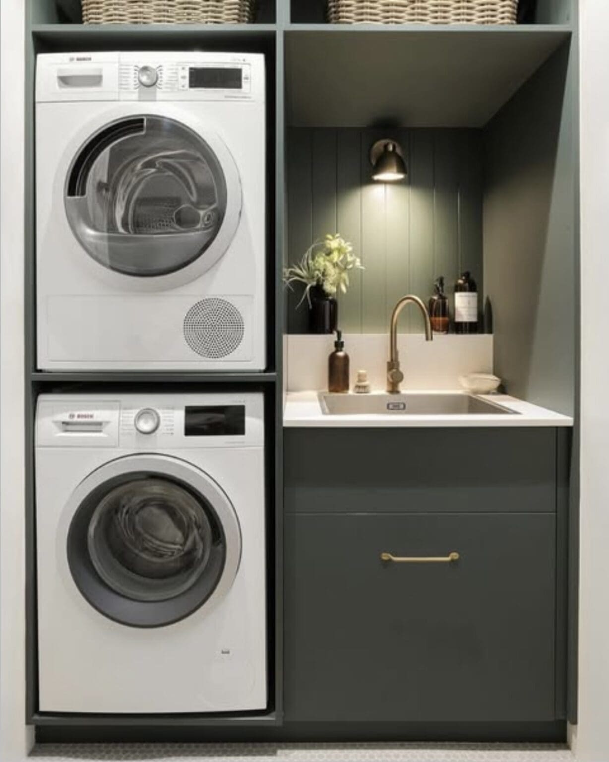 24 Best Stacked Laundry Room Ideas for Both Small and Big Spaces