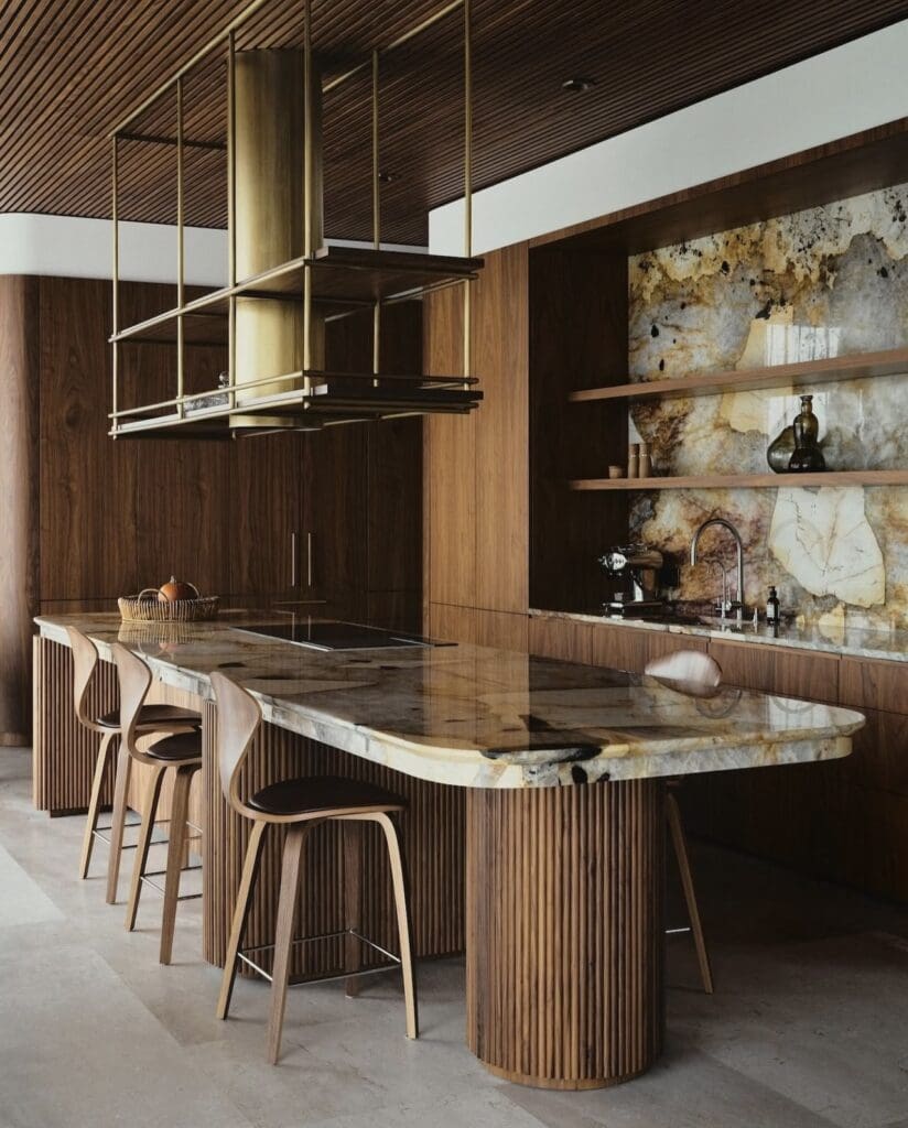 29 Modern Walnut Kitchen Cabinet Ideas You'll Love
