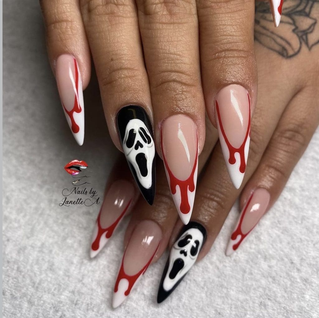 40 Spooky Nail Design Ideas to Make You Stand Out