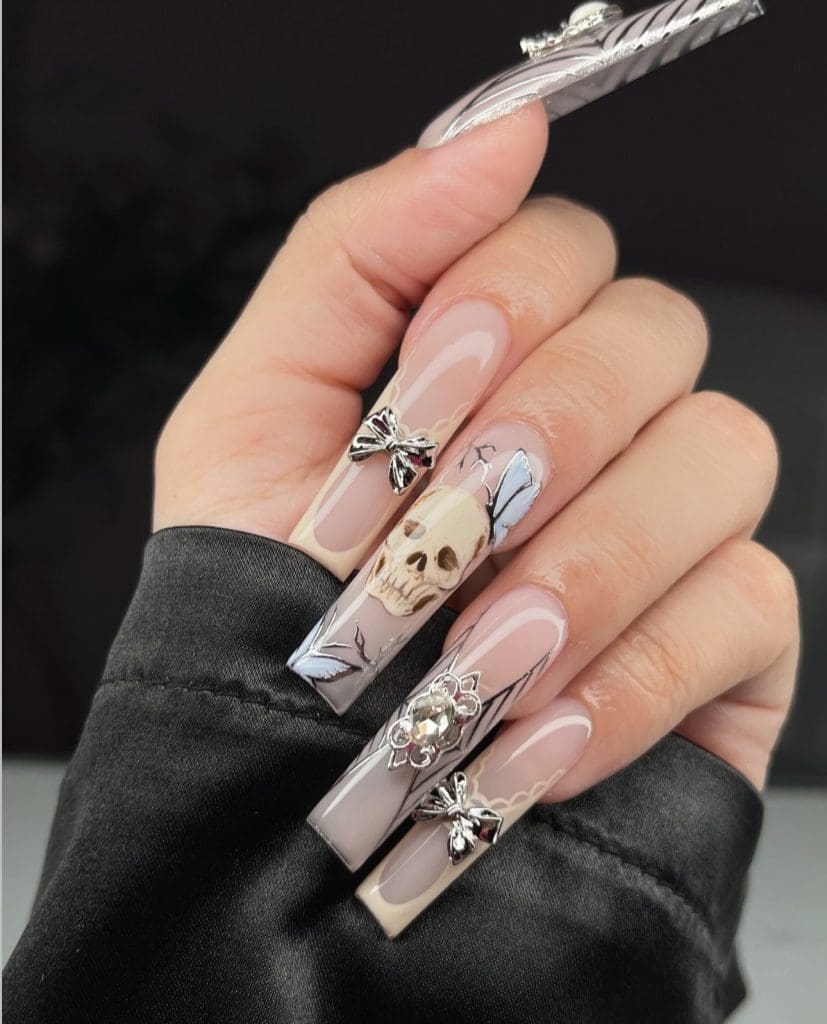 40 Spooky Nail Design Ideas to Make You Stand Out