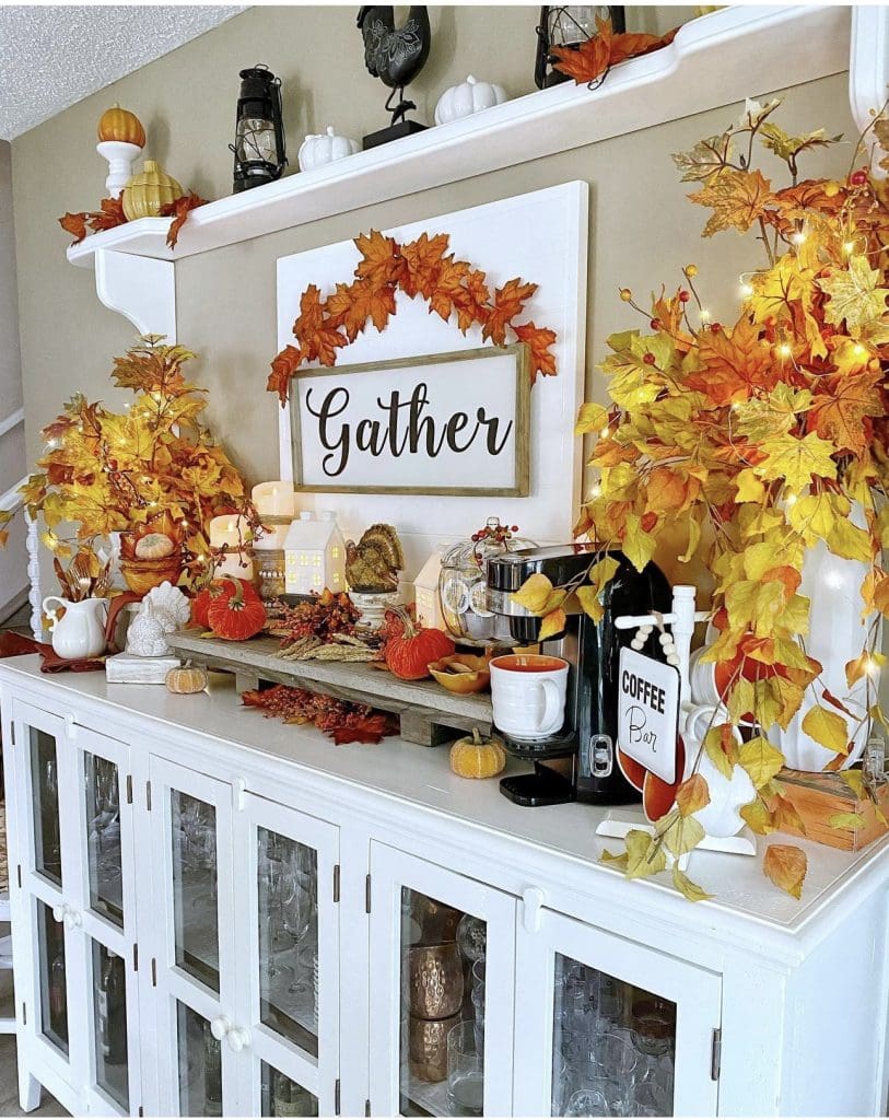 40 Fall Coffee Station Ideas for a Warm and Cozy Vibe