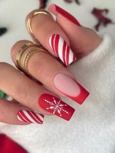 50 Red Christmas Nail Ideas That Are Sleighing This Season