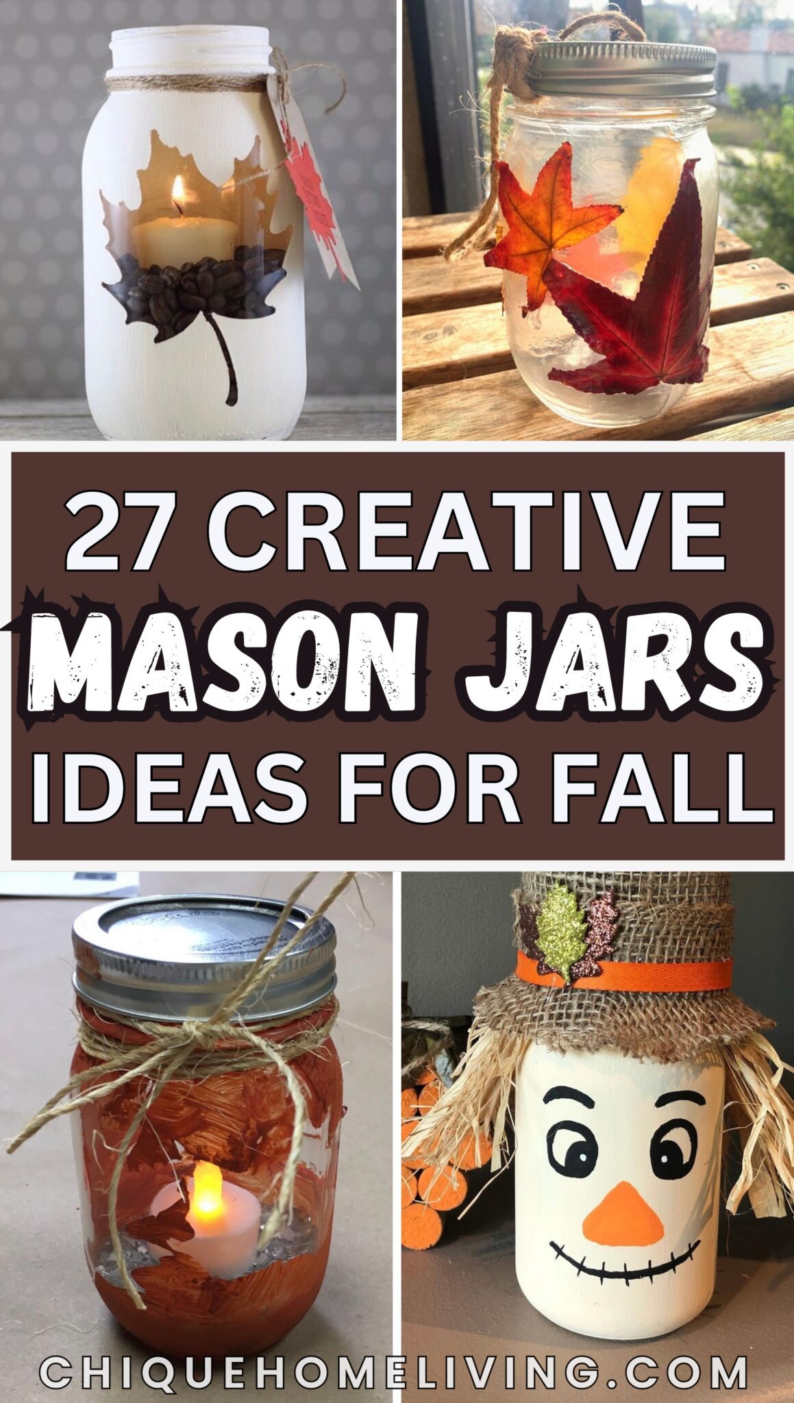 27 DIY Fall Mason Jar Ideas to Spark Your Creativity