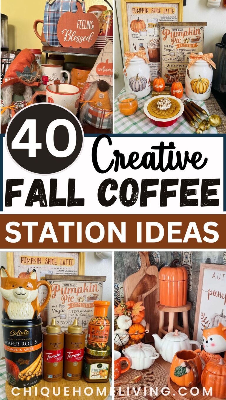 40 Fall Coffee Station Ideas for a Warm and Cozy Vibe