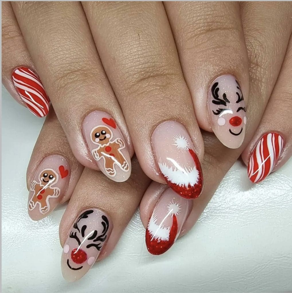 24 Gingerbread Nail Designs That Are Almost Good Enough to Eat