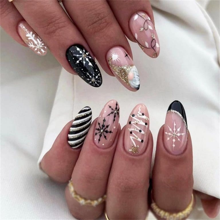 30 Stunning New Year’s Eve Nail Ideas to Start the Year Right