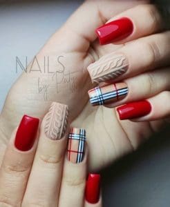 37 Best Plaid Nail Ideas to Perfect Your Cozy Look