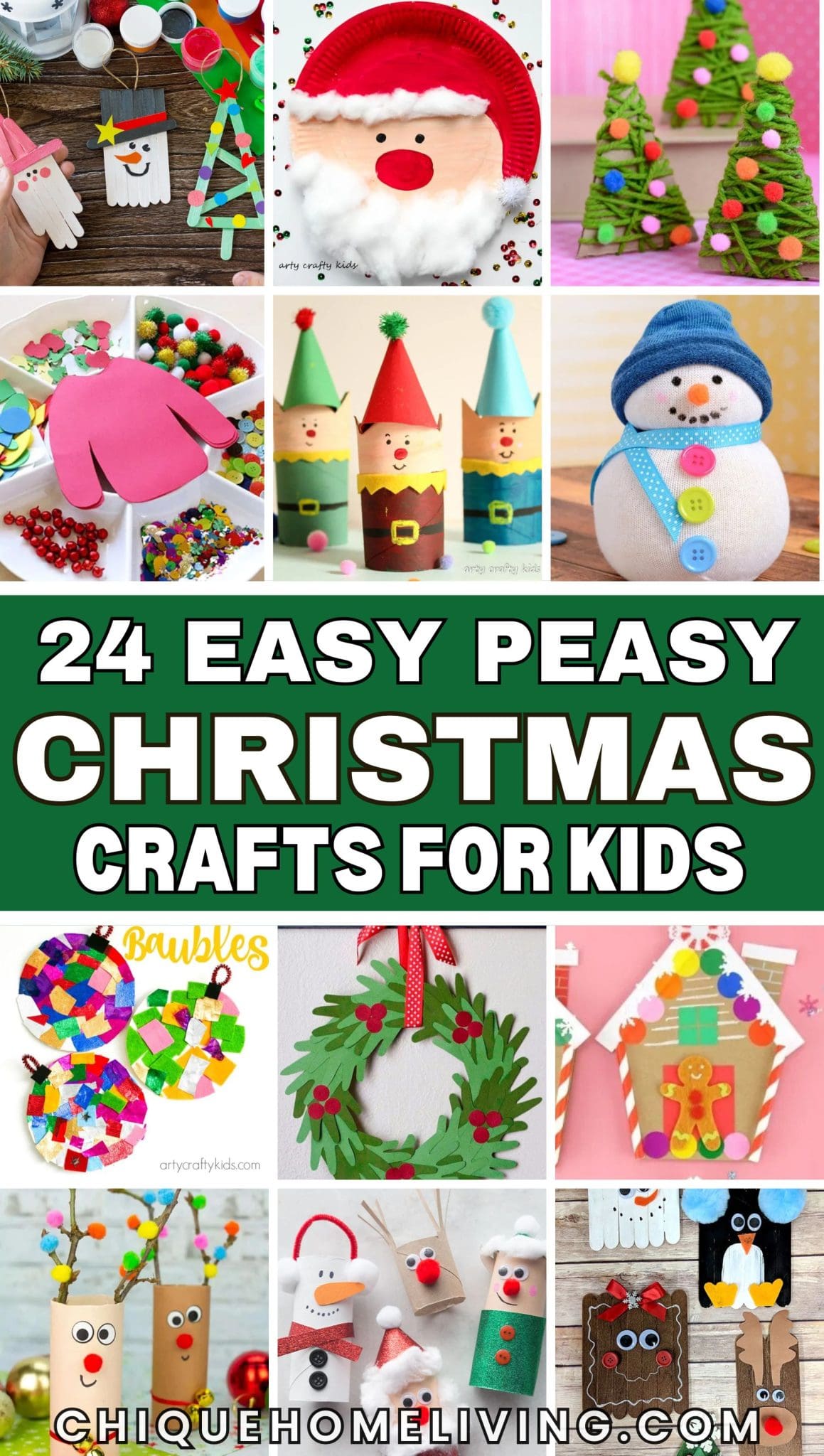 24 Easy Christmas Crafts for Kids of All Ages