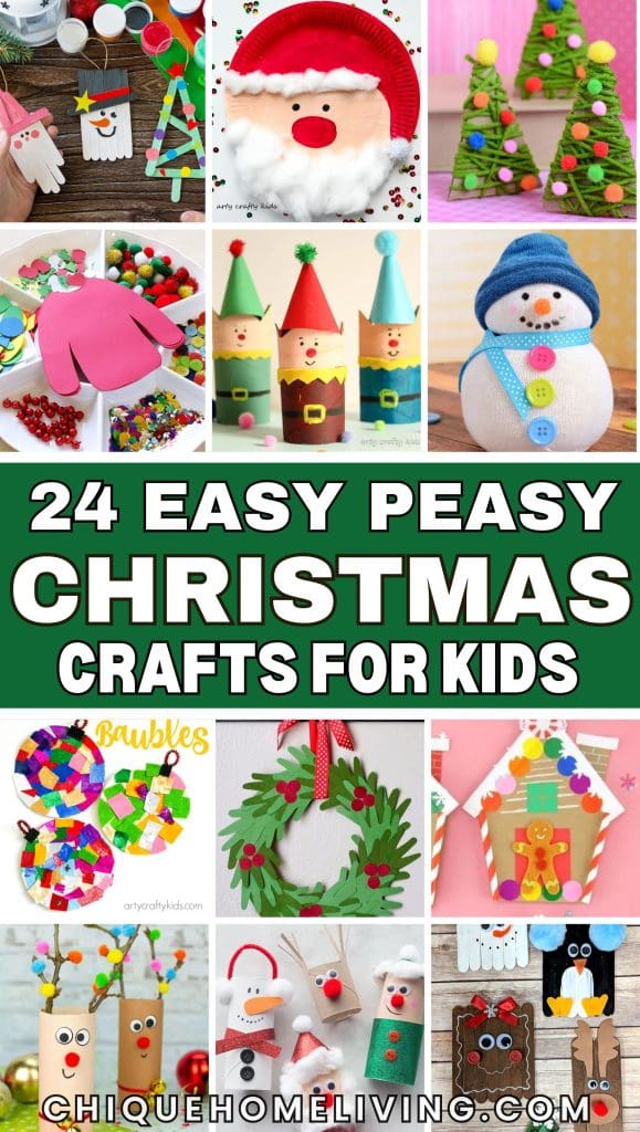 24 Easy Christmas Crafts for Kids of All Ages