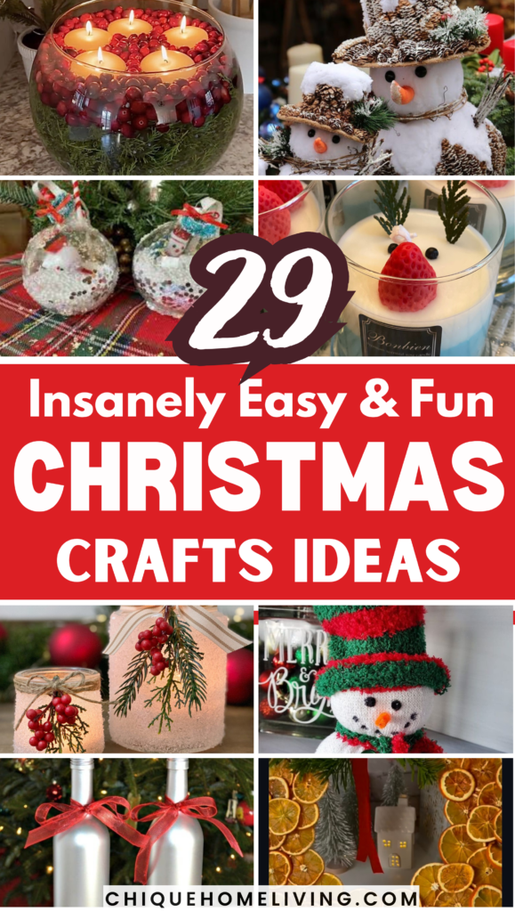 29 Easy Christmas Crafts for Adults to Make
