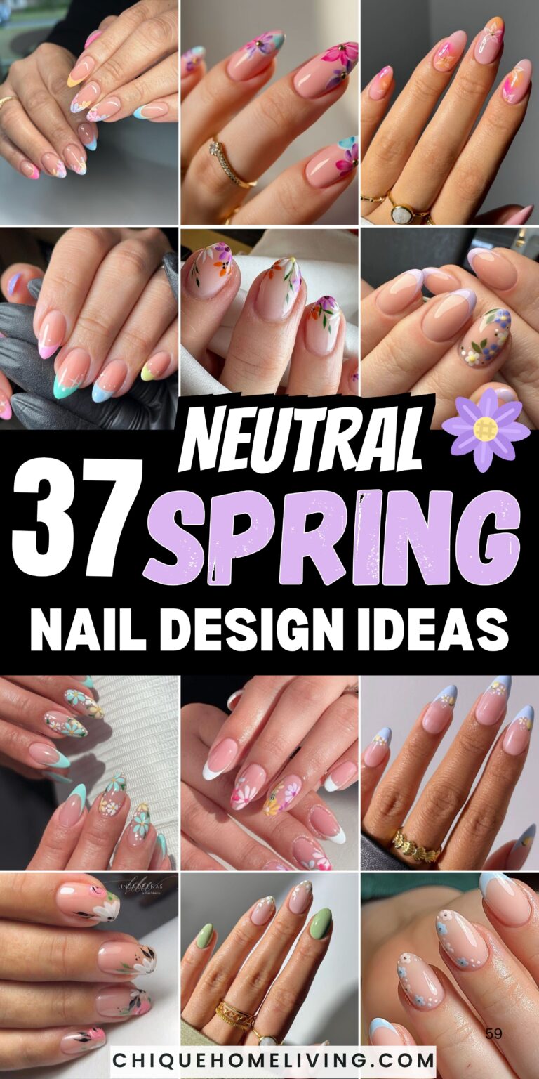 37 Neutral Spring Nail Ideas for a Minimalist Look