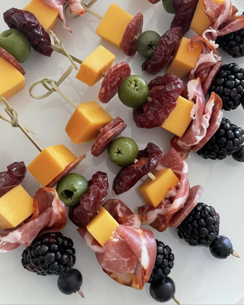 30 Easy and Delicious Charcuterie Skewers for Entertaining