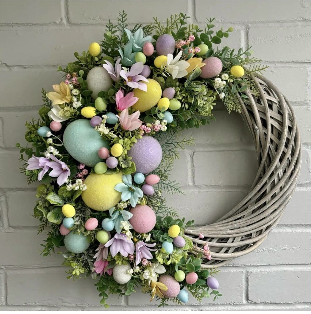 24 Insanely Cute DIY Easter Wreath Ideas You'll Love