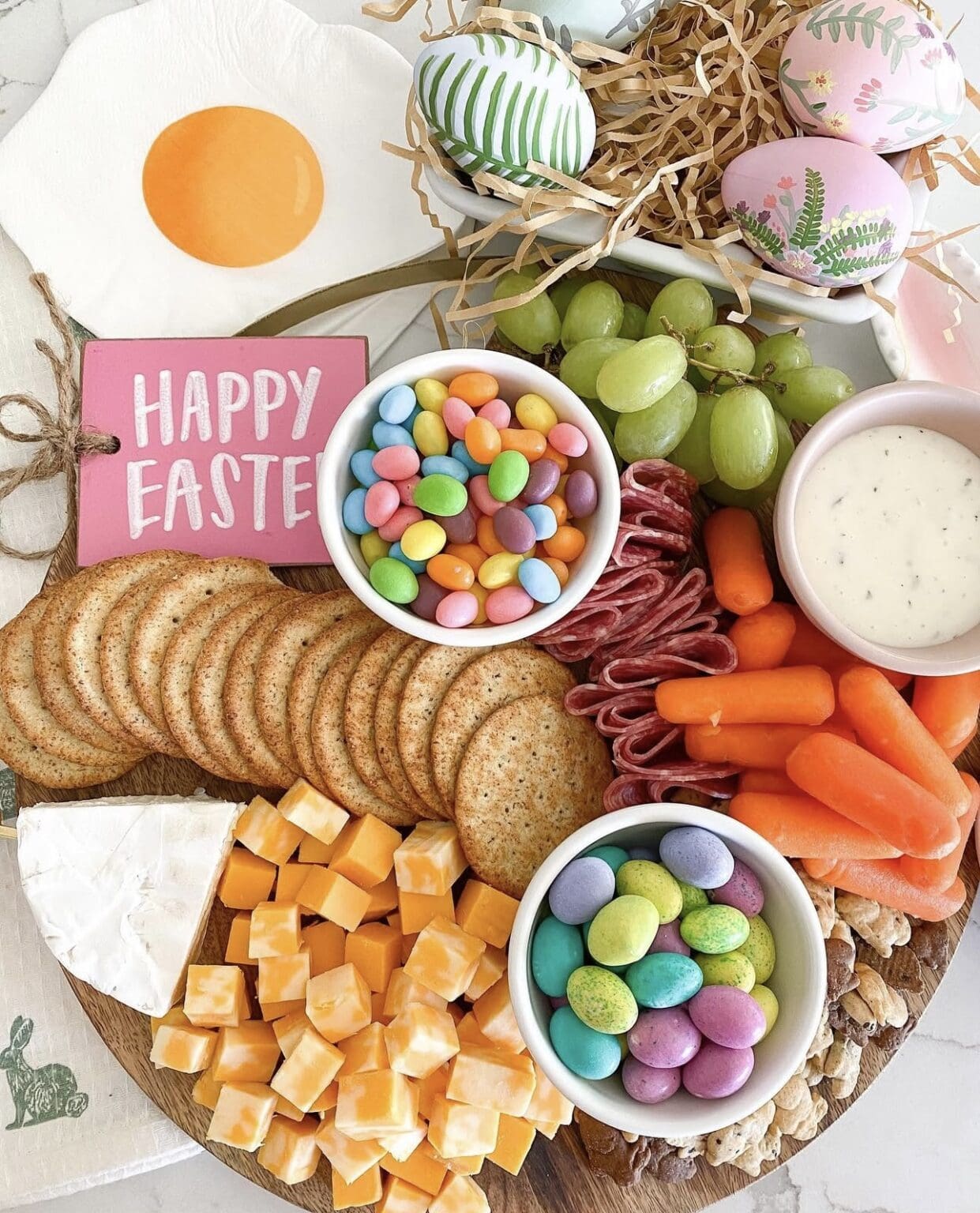 30 Cute and Fun Easter Snack Boards for Kids