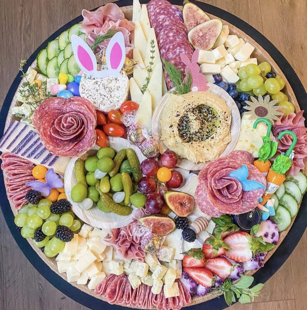 30 Cute and Fun Easter Snack Boards for Kids